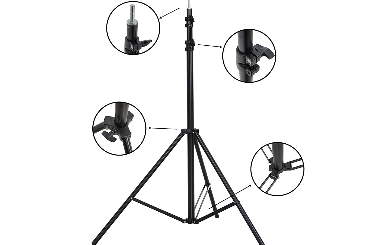 3x4m Adjustable Backdrop Stand Frame Kit for Photography Studio
