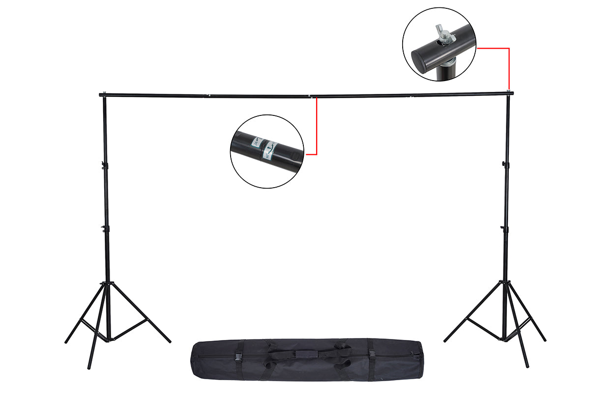 3x4m Adjustable Backdrop Stand Frame Kit for Photography Studio