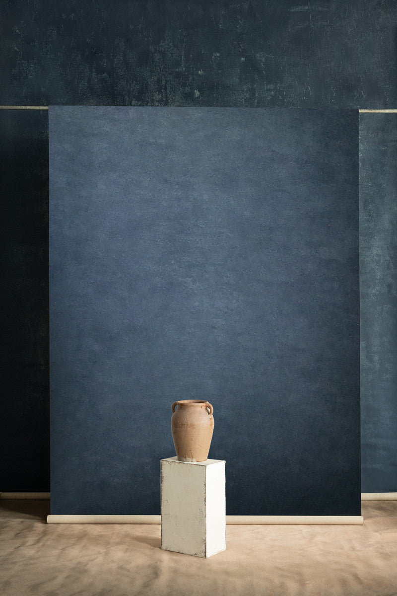 Clotstudio Dark Blue Textured Hand Painted Canvas Backdrop #clot494 ...