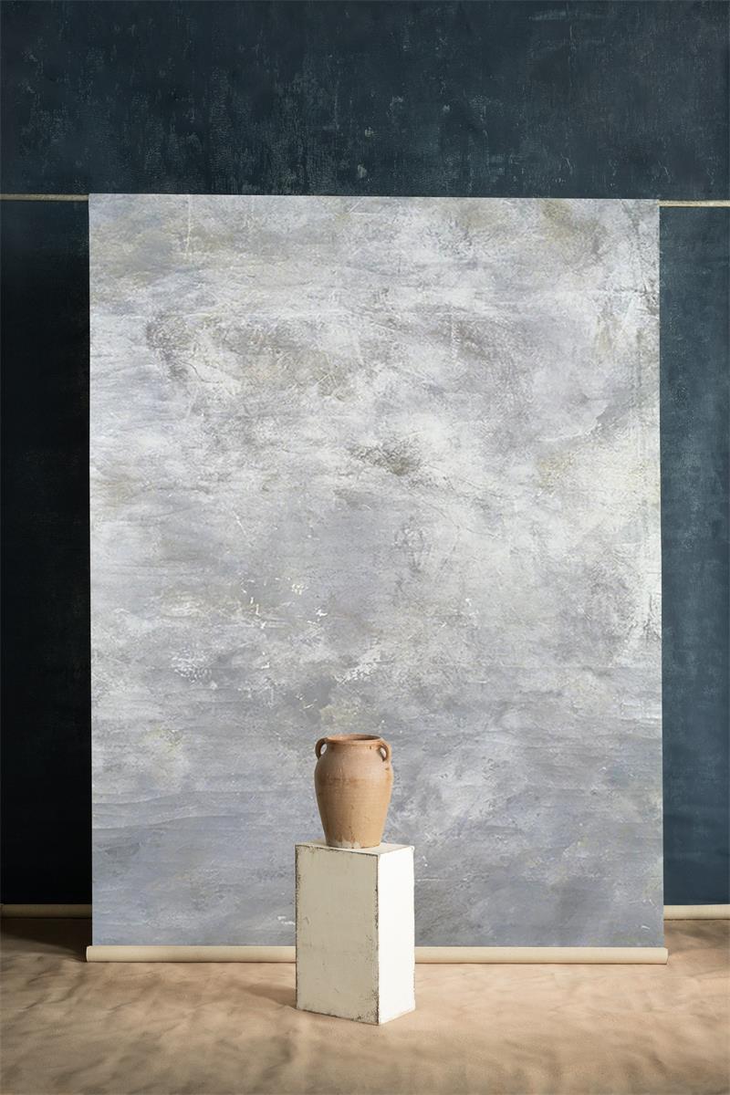Clotstudio Little Gray Textured Hand Painted Canvas Backdrop #clot513 ...